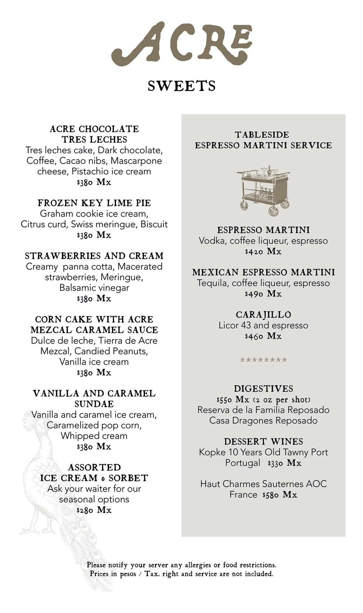 Acre Restaurant & Cocktail Bar - Acre Resort