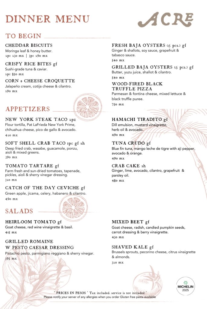 Acre Restaurant & Cocktail Bar - Acre Resort