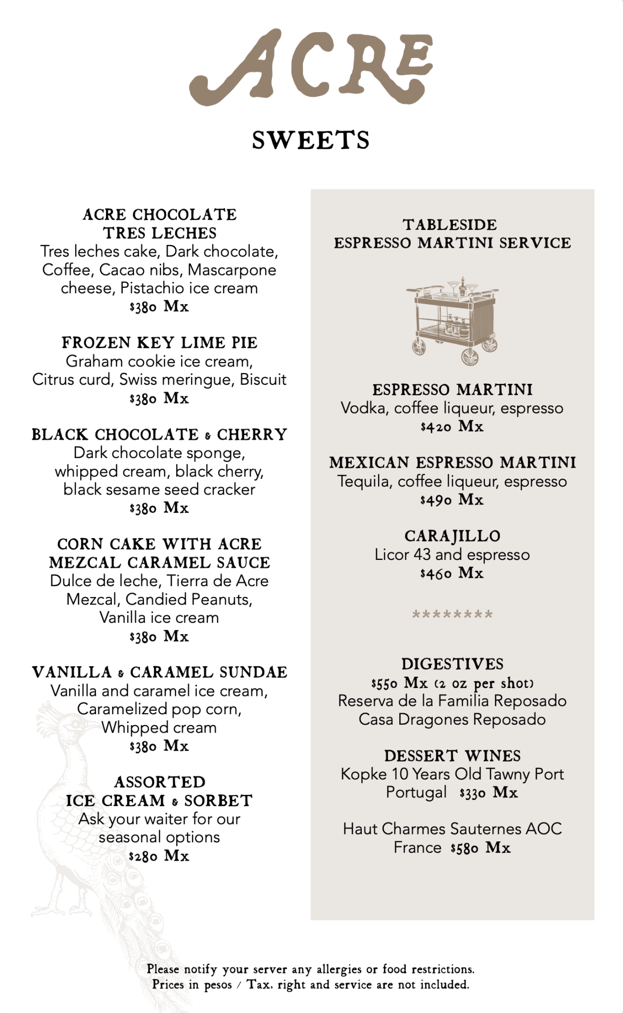 Acre Restaurant & Cocktail Bar — Acre Resort, Los Cabos